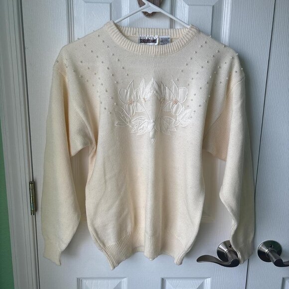 Country Suburbans | Sweaters | Vtg Winter Novelty Sweater Womens S ...